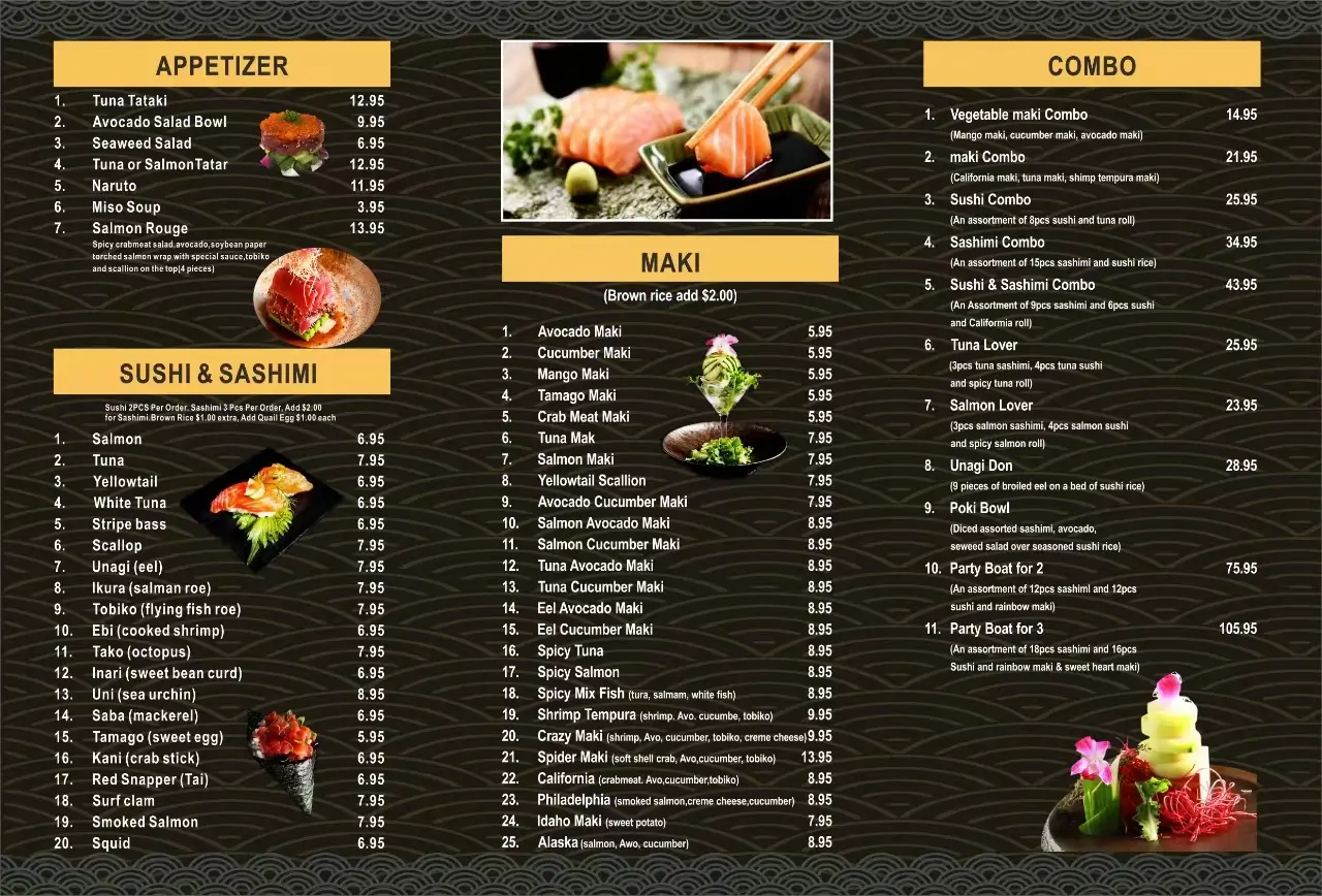 Menu - Billy Tse